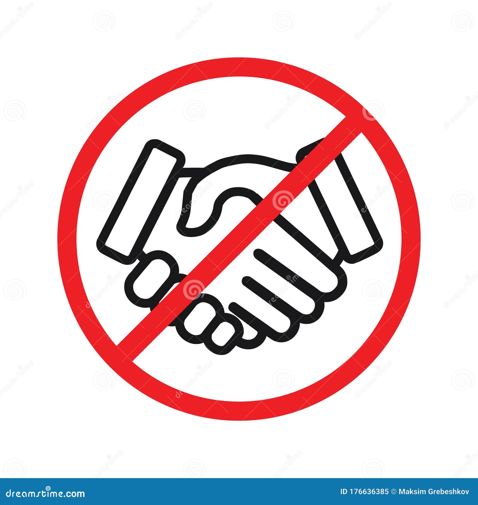 No handshake vector icon stock illustration. Illustration of contract ...