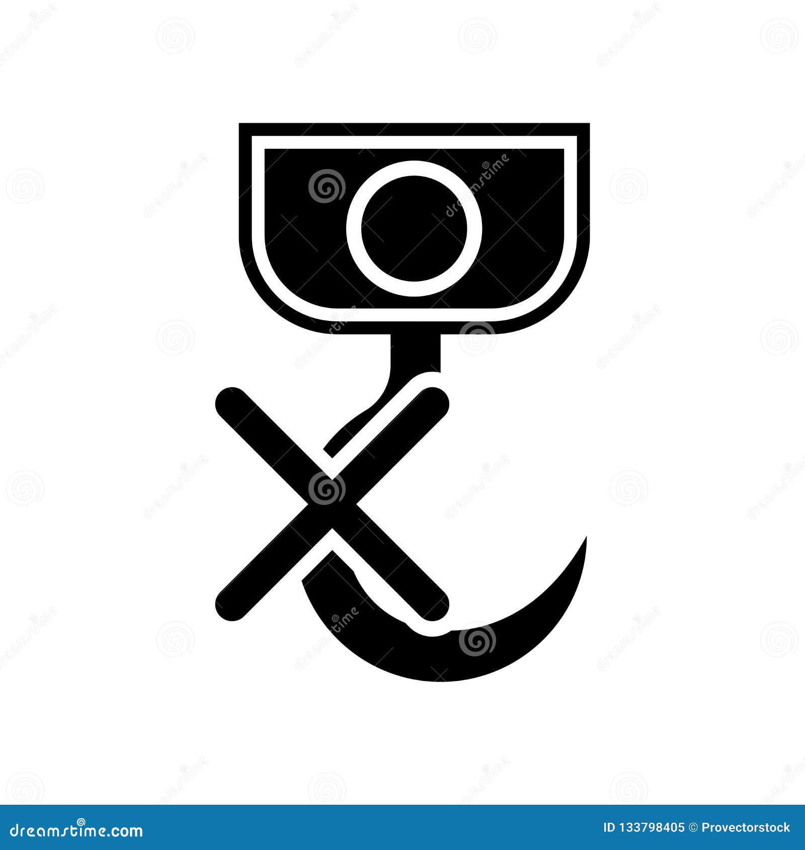Warning Use Hooks Safety Body Only Symbol Sign ,Vector Illustration ...