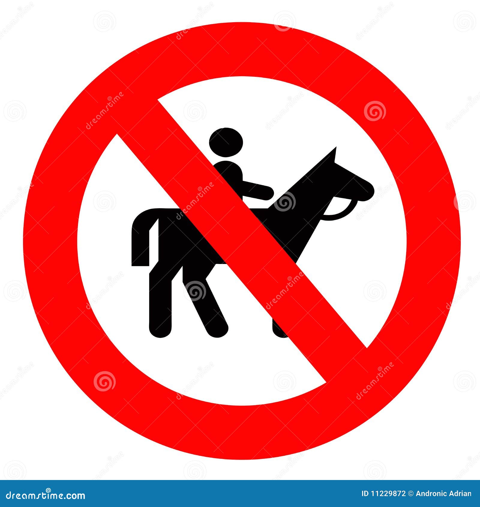 No horses stock illustration. Illustration of scene, symbol - 11229872