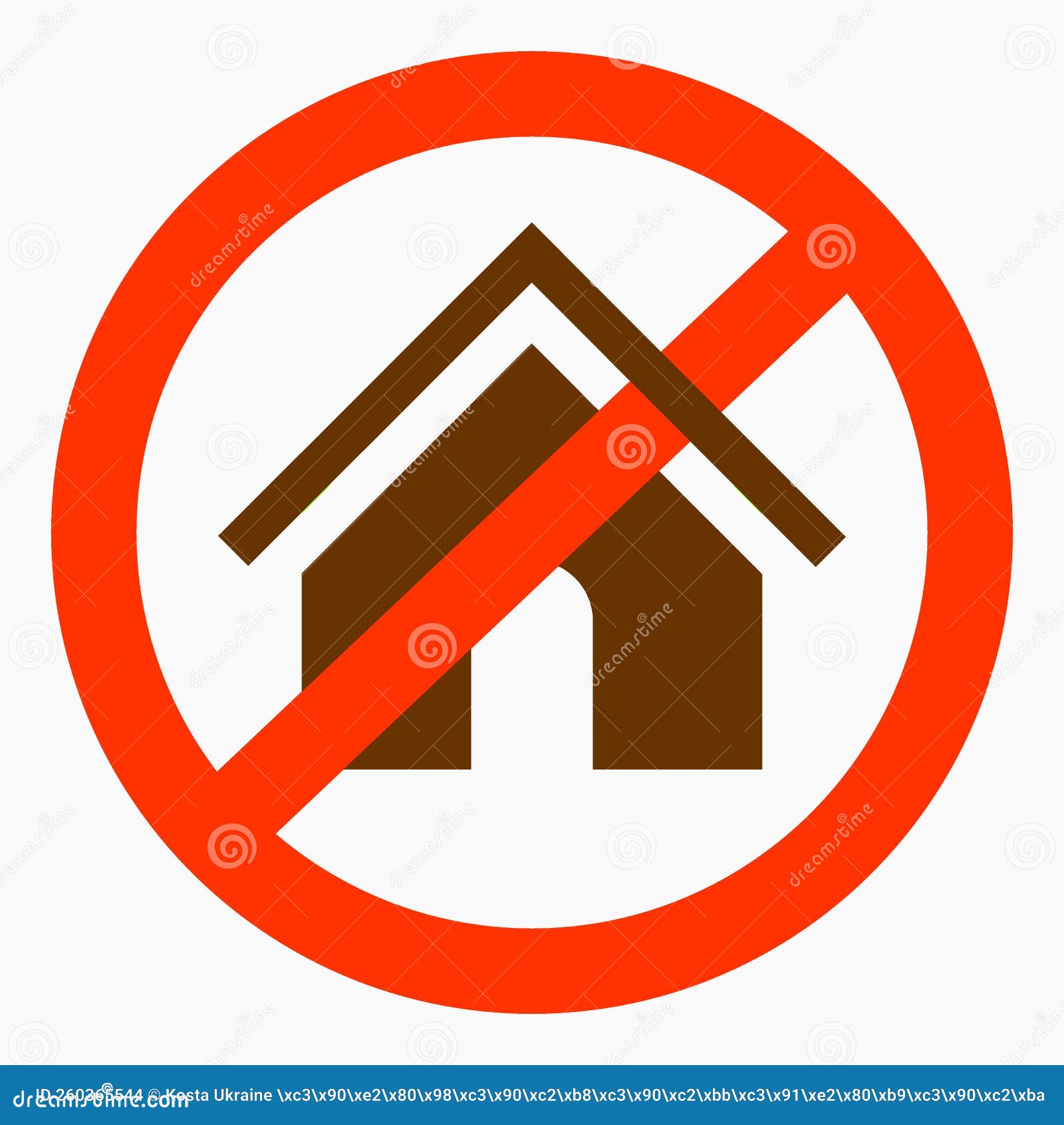 No house stock vector. Illustration of home, modern - 260365544