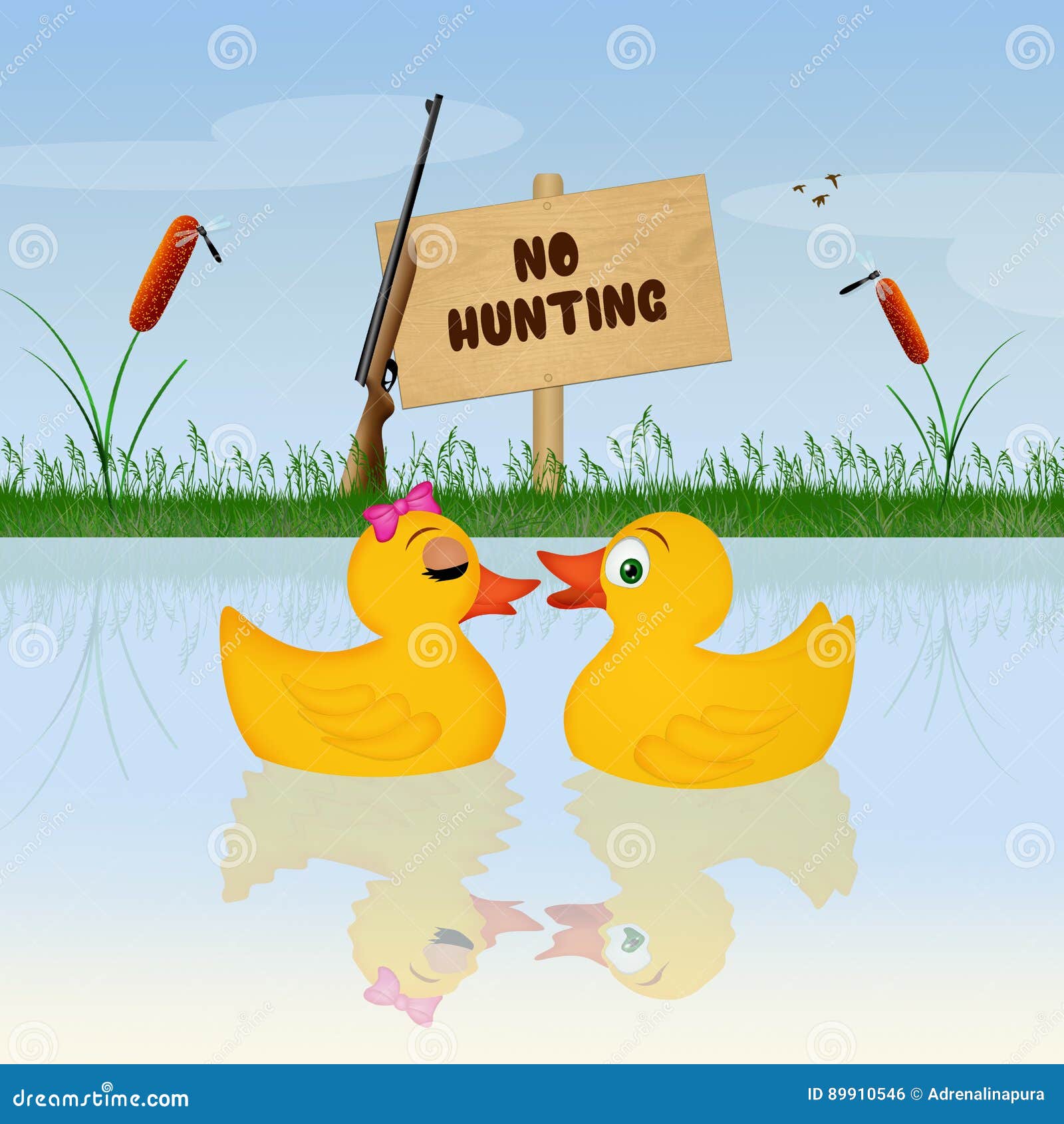 No hunting stock illustration. Illustration of game, hunting - 89910546