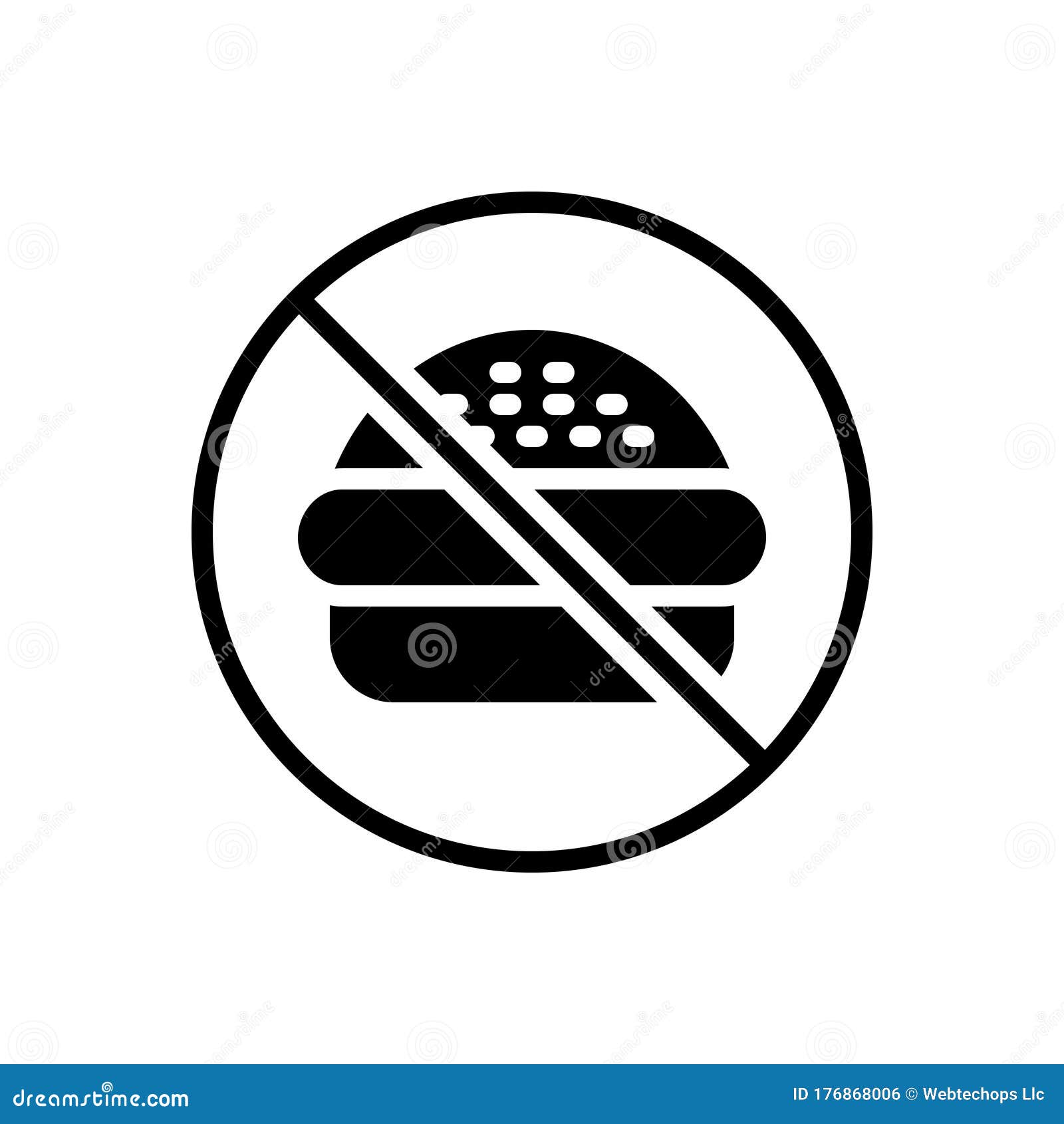 Black Solid Icon for No,nope and Prohibited Stock Vector - Illustration ...