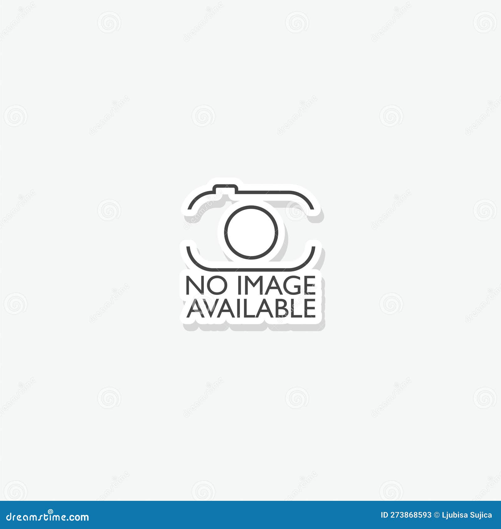 No Image Available Symbol, Missing Available Sticker Icon Stock Vector ...