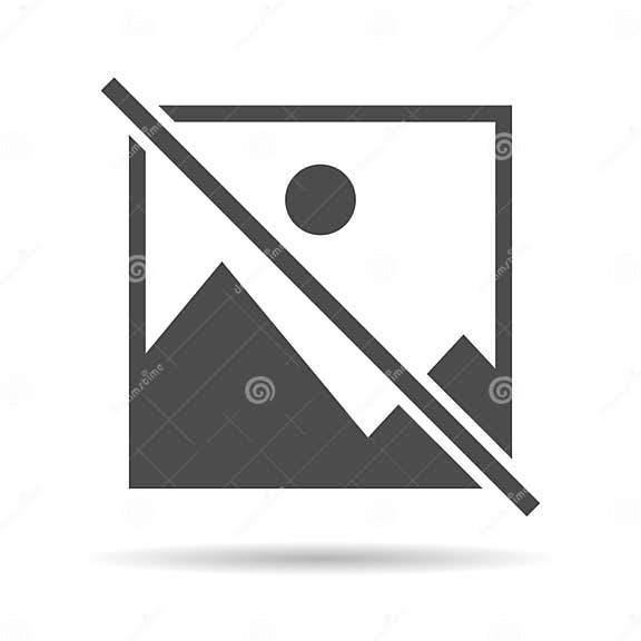 No Image Vector Symbol Shadow, Missing Available Icon. No Gallery for ...