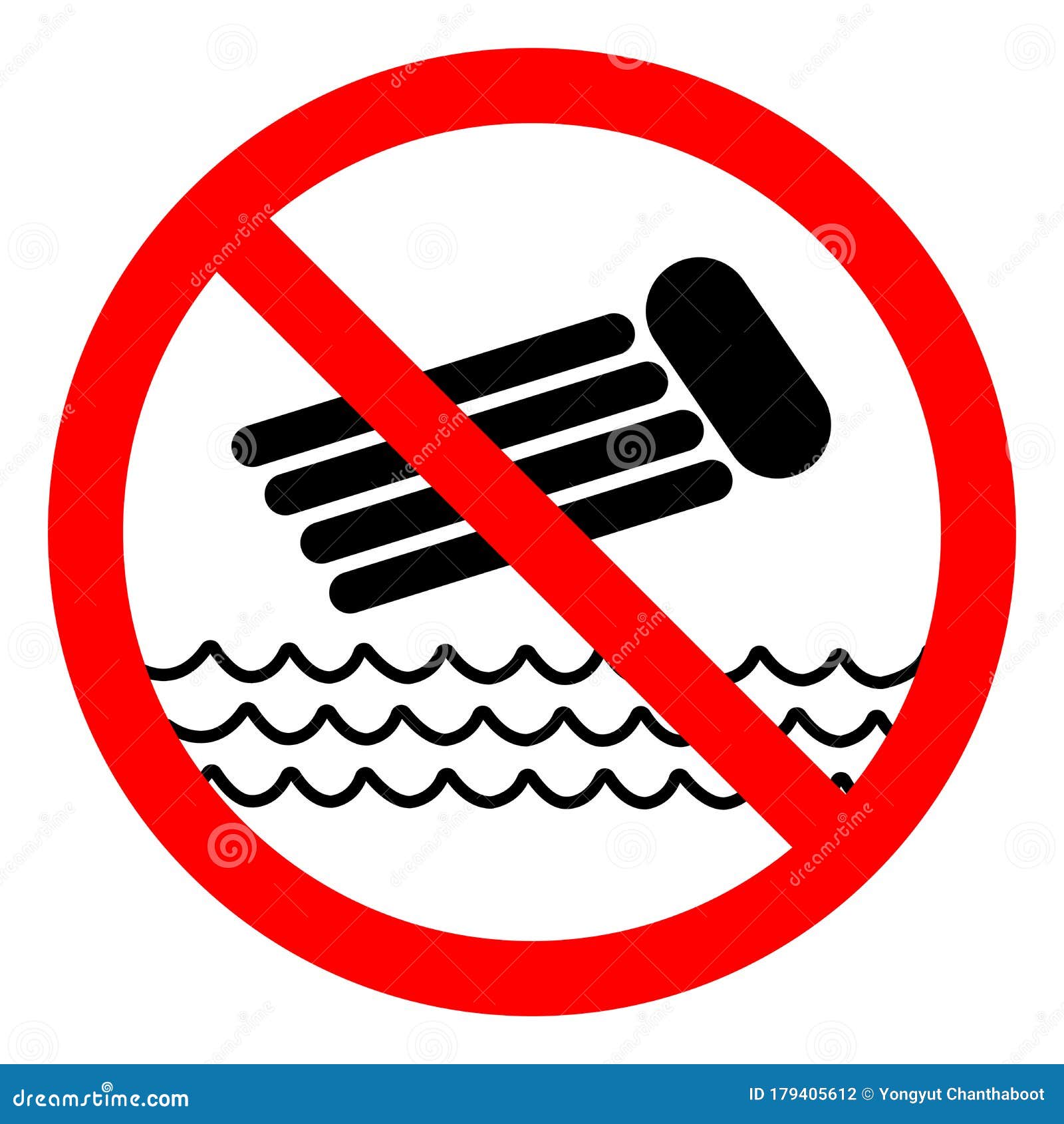 No Inflatables Symbol Sign, Vector Illustration, Isolate on White ...