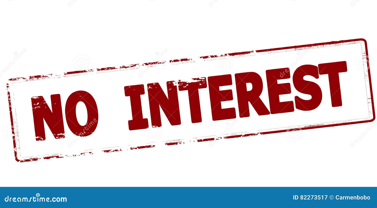 No interest stock illustration. Illustration of rectangular - 82273517