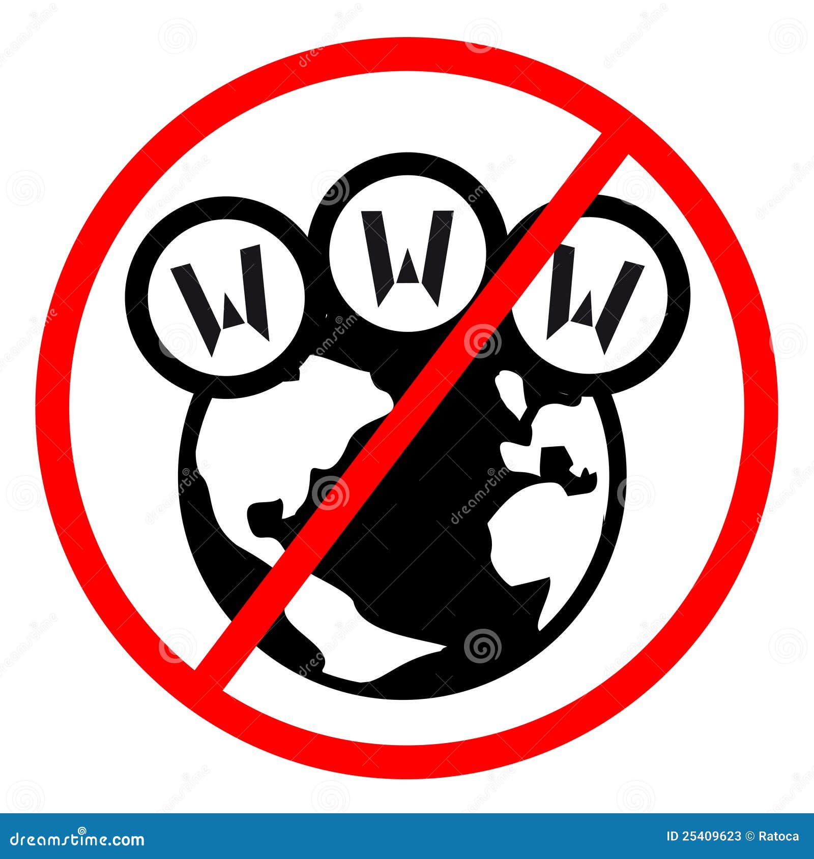 No internet stock vector. Illustration of creative, website - 25409623