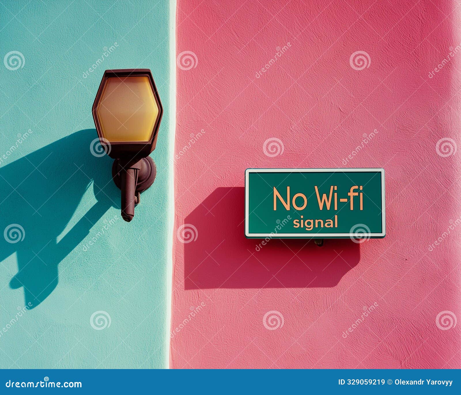 No Internet Connection Concept. Router and Equipment Stock Image ...