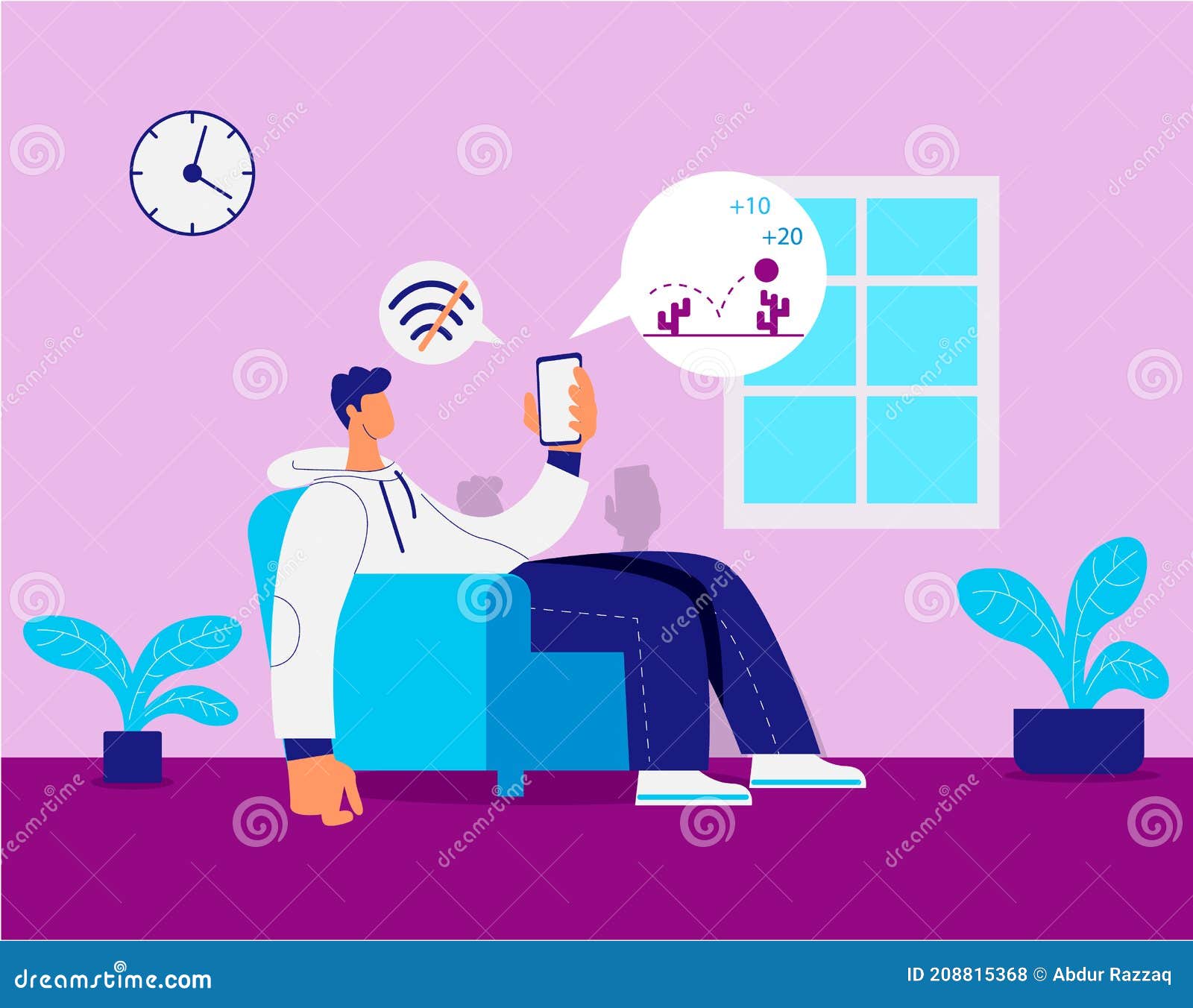 No Internet Connection, Slow Network Connection Illustration Vector ... No Internet Connection, Slow Network Connection Illustration Vector ...