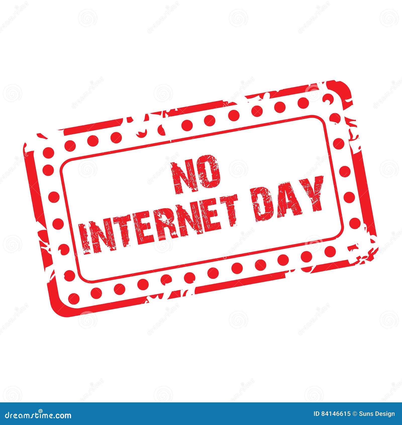 No Internet Day stock illustration. Illustration of disappointed - 84146615