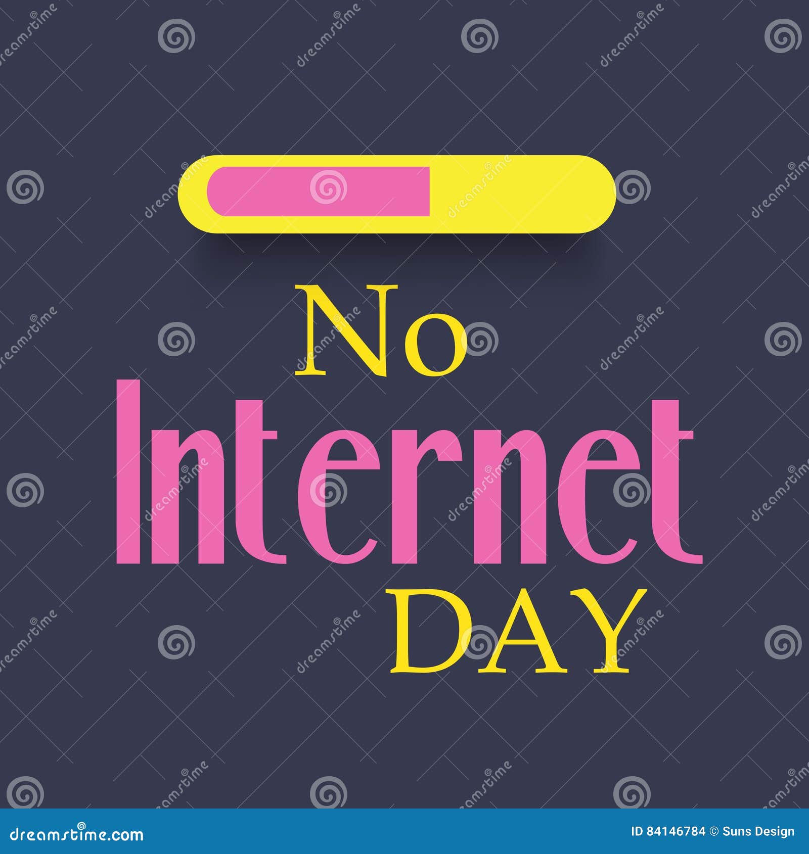 No Internet Day stock illustration. Illustration of humor - 84146784