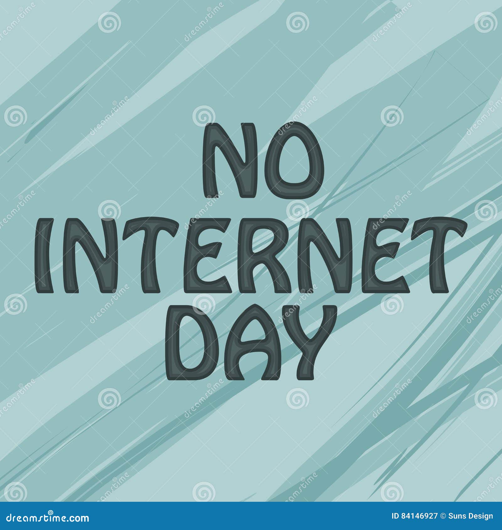 No Internet Day stock illustration. Illustration of relax - 84146927