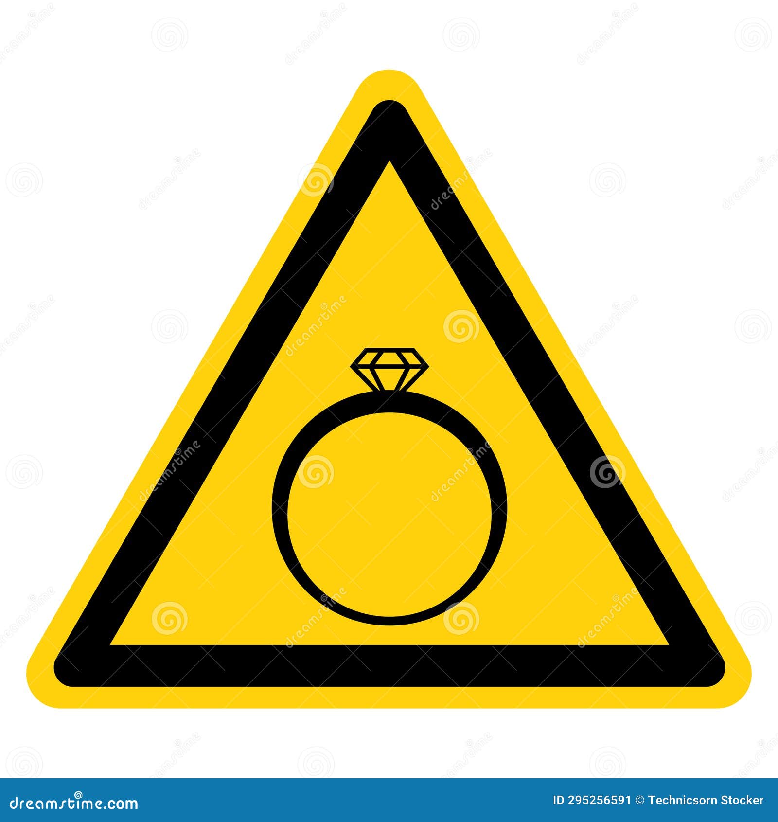 No Jewellery Symbol Sign ,Vector Illustration, Isolate on White ...