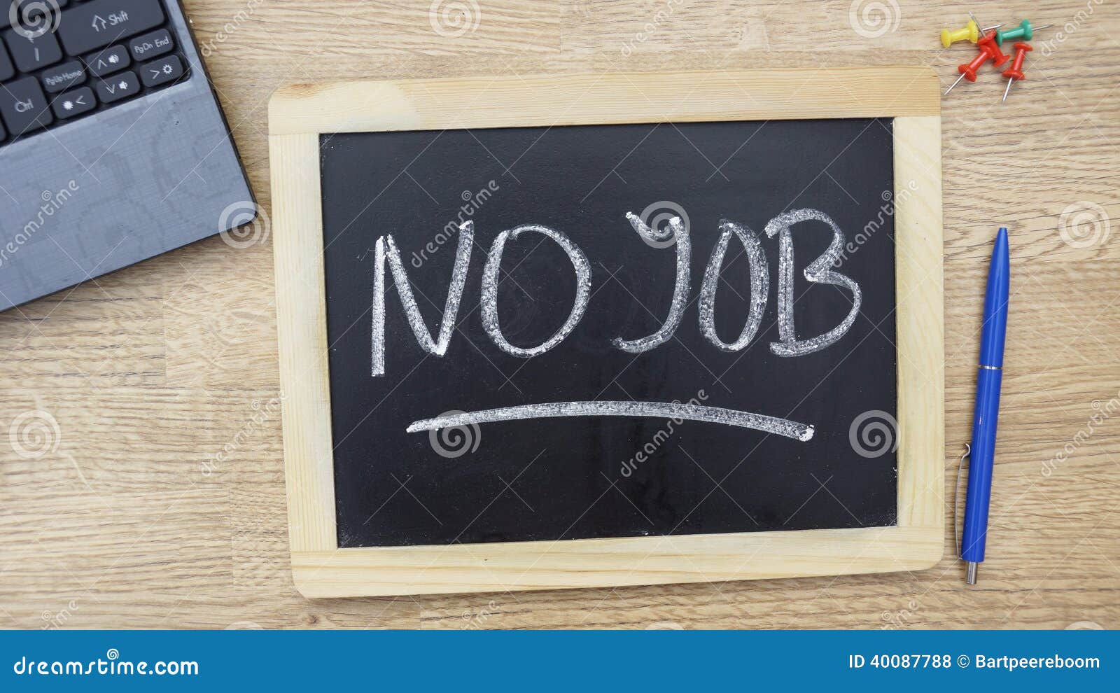 No Job written stock photo. Image of ruined, problem - 40087788