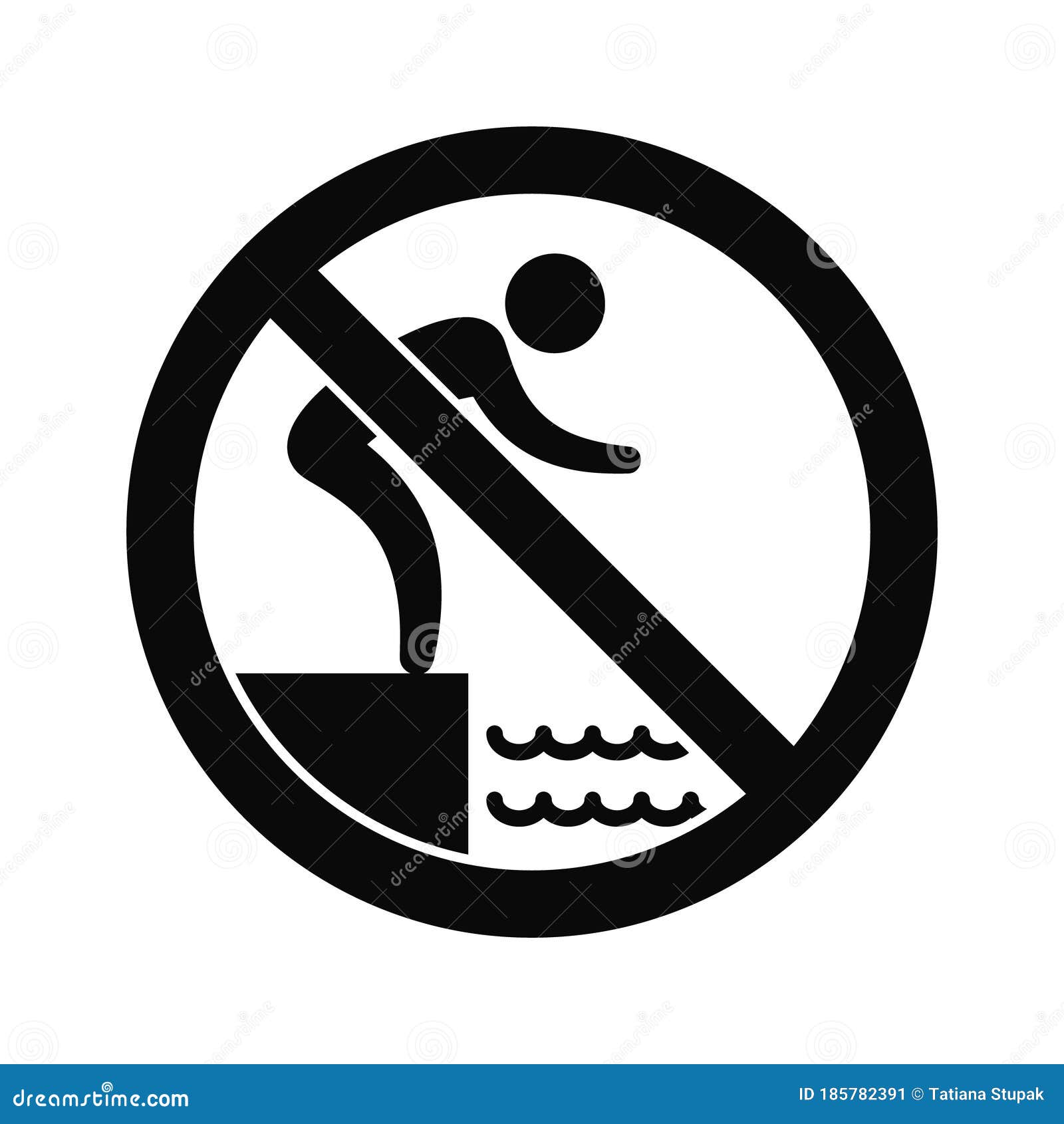 Water Hazard Signs Vector Illustration | CartoonDealer.com #4610928
