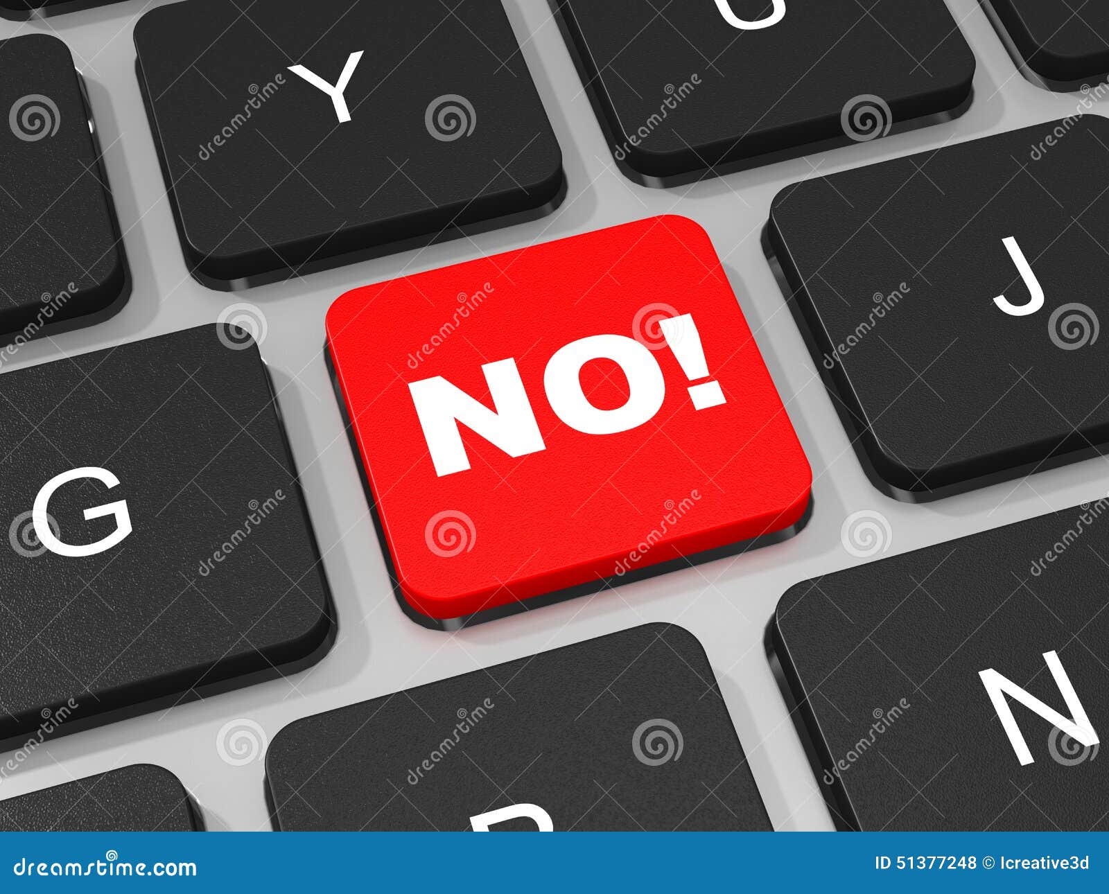 NO Key on Keyboard of Laptop Computer. Stock Illustration ...