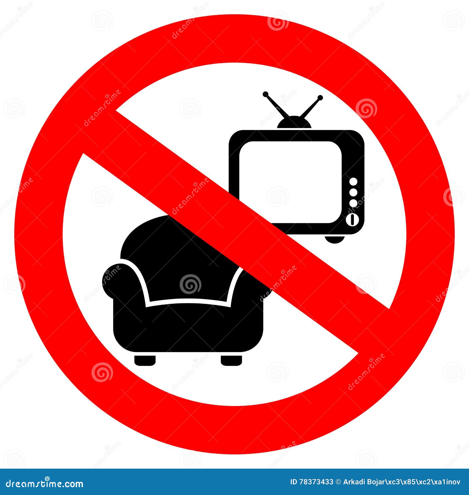 No laziness sign stock vector. Illustration of chair - 78373433