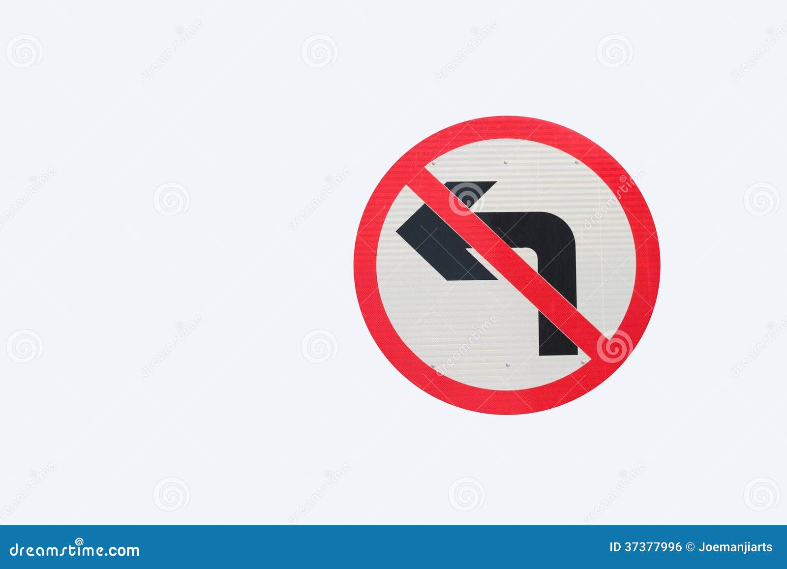 No Left Turn stock photo. Image of post, signage, turn - 37377996