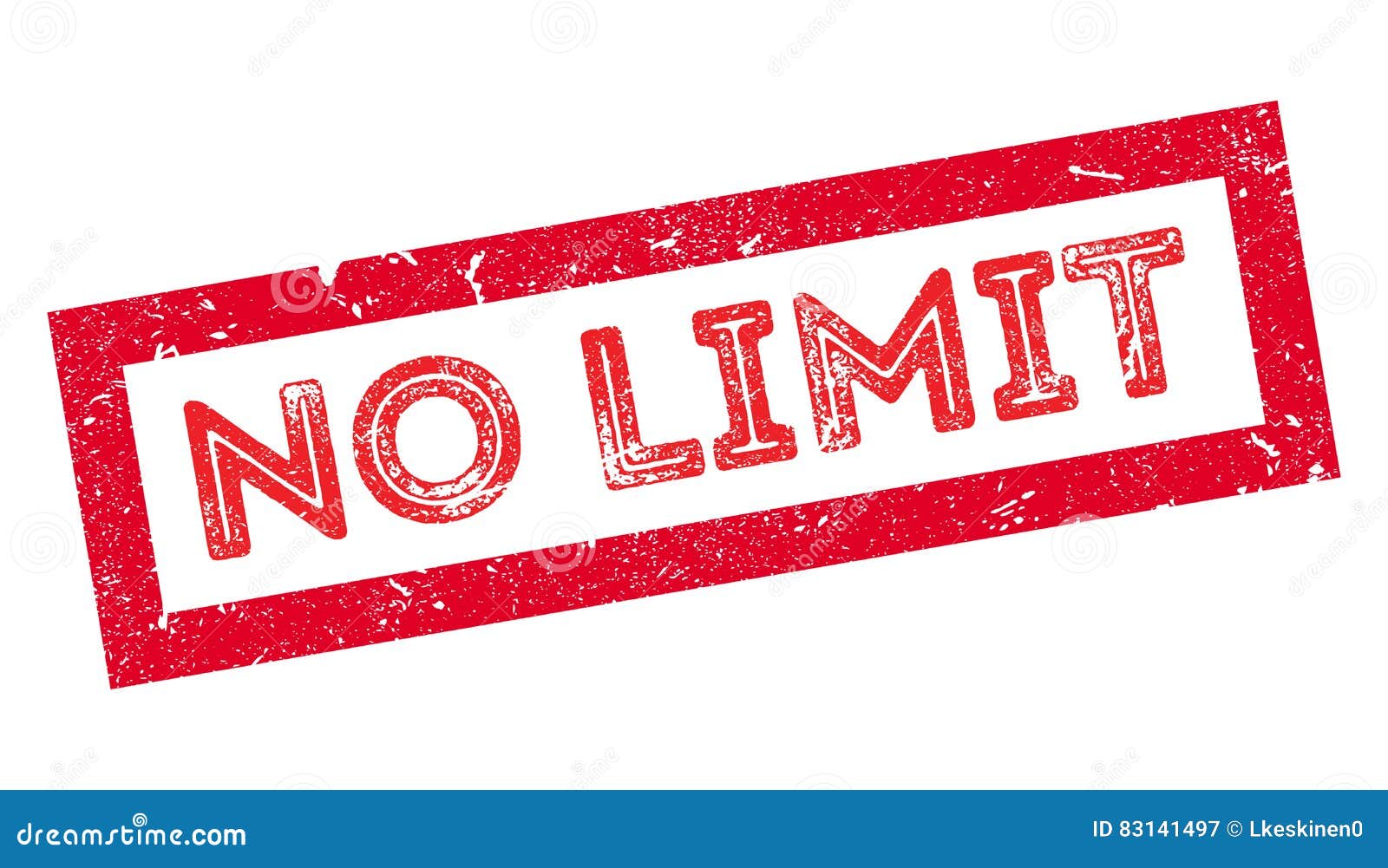 No Limit rubber stamp stock illustration. Illustration of incalculable ...
