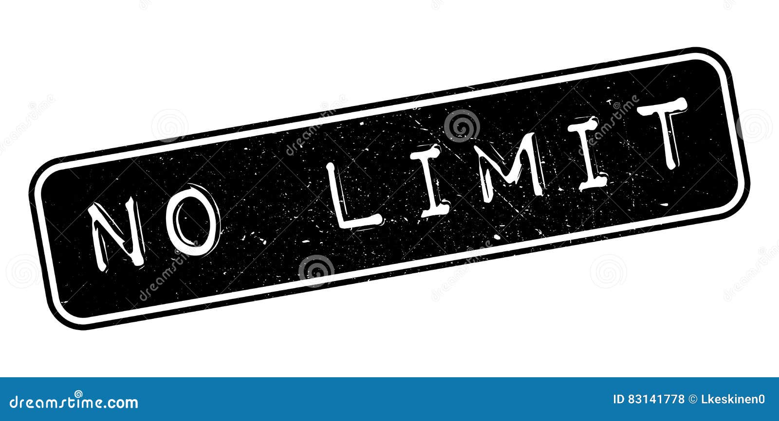 No Limit rubber stamp stock illustration. Illustration of isolated ...