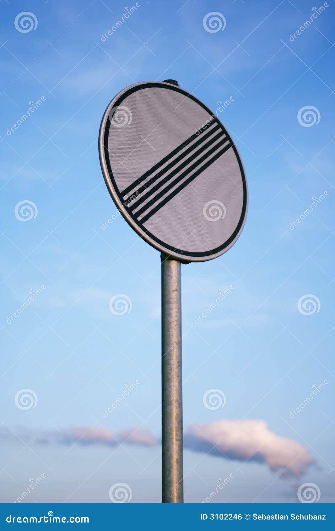 No Speed Limit Sign Autobahn