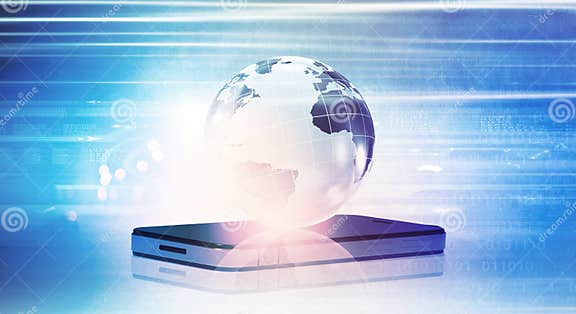 No Limits for Communication Stock Illustration - Illustration of global ...