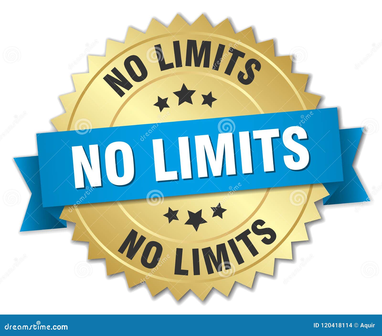 No limits stock vector. Illustration of vintage, isolated - 120418114
