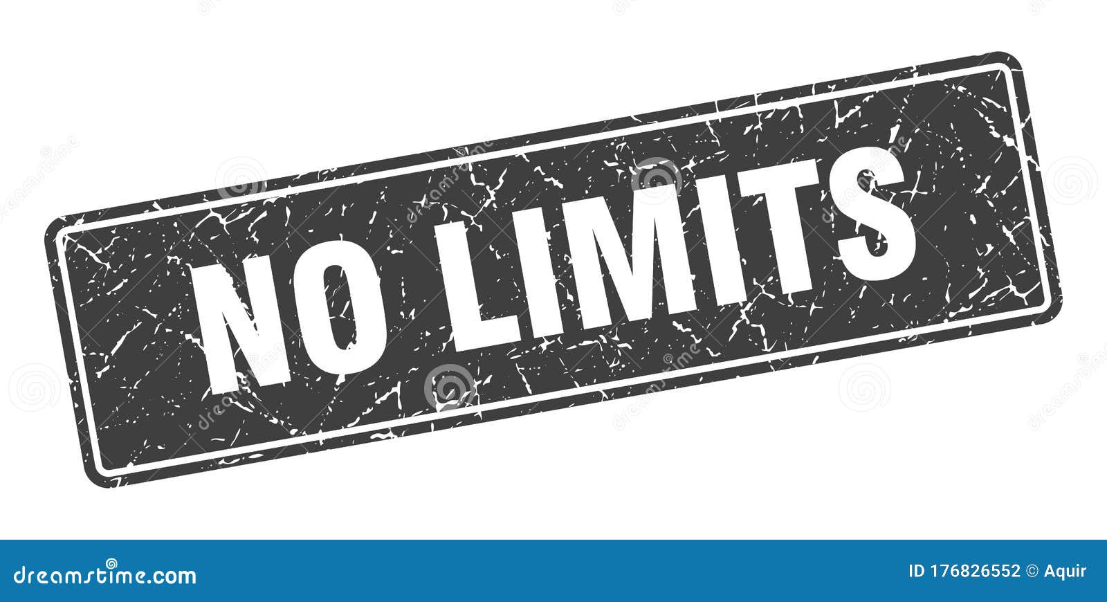 No Limits Sign. No Limits Grunge Stamp Stock Vector - Illustration of ...