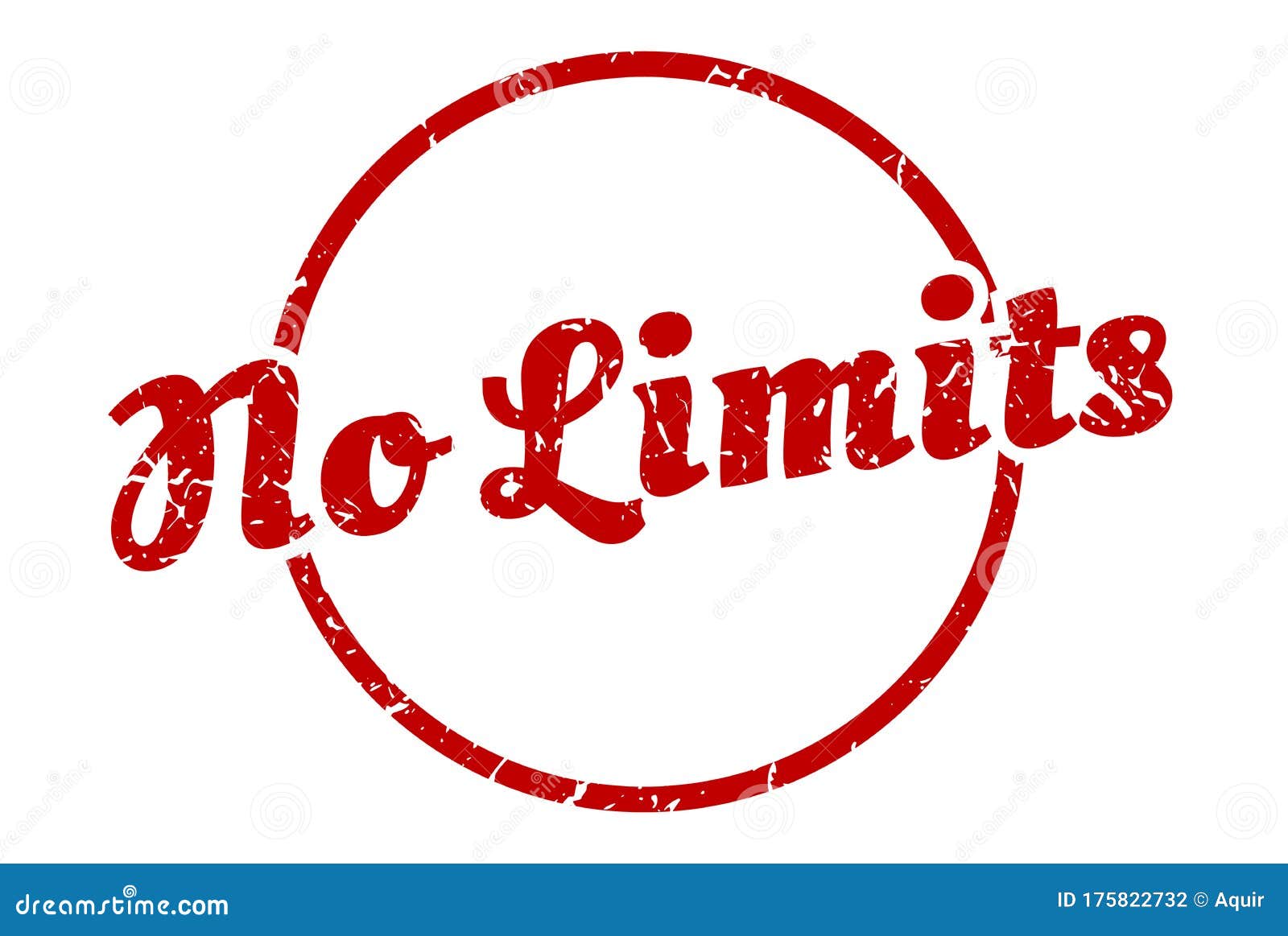 No Limits Sign. No Limits Round Vintage Stamp Stock Vector ...