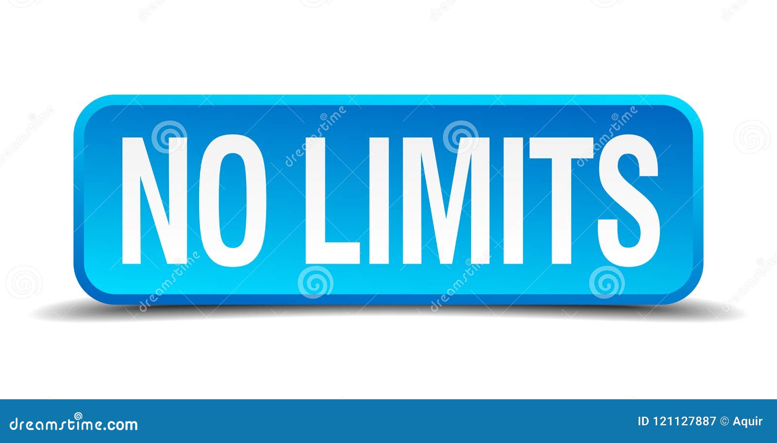No limits button stock vector. Illustration of graphic - 121127887
