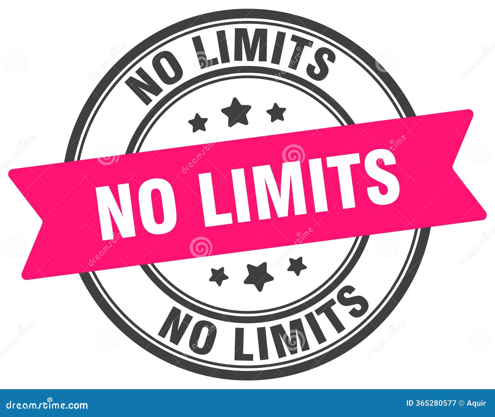 No Limits Stamp Vector Illustration | CartoonDealer.com #365329768