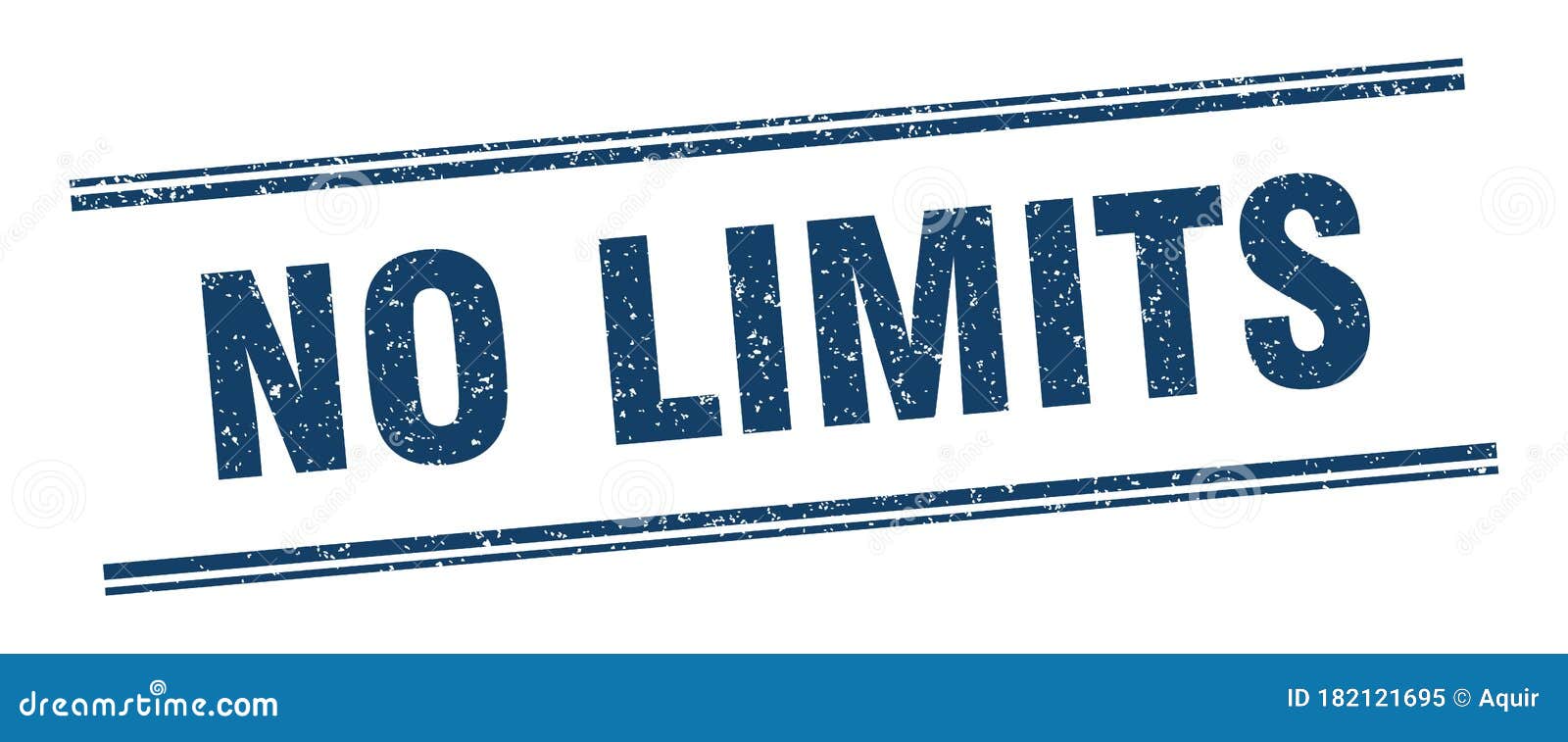 No Limits Red Stamp Vector Illustration | CartoonDealer.com #119420494