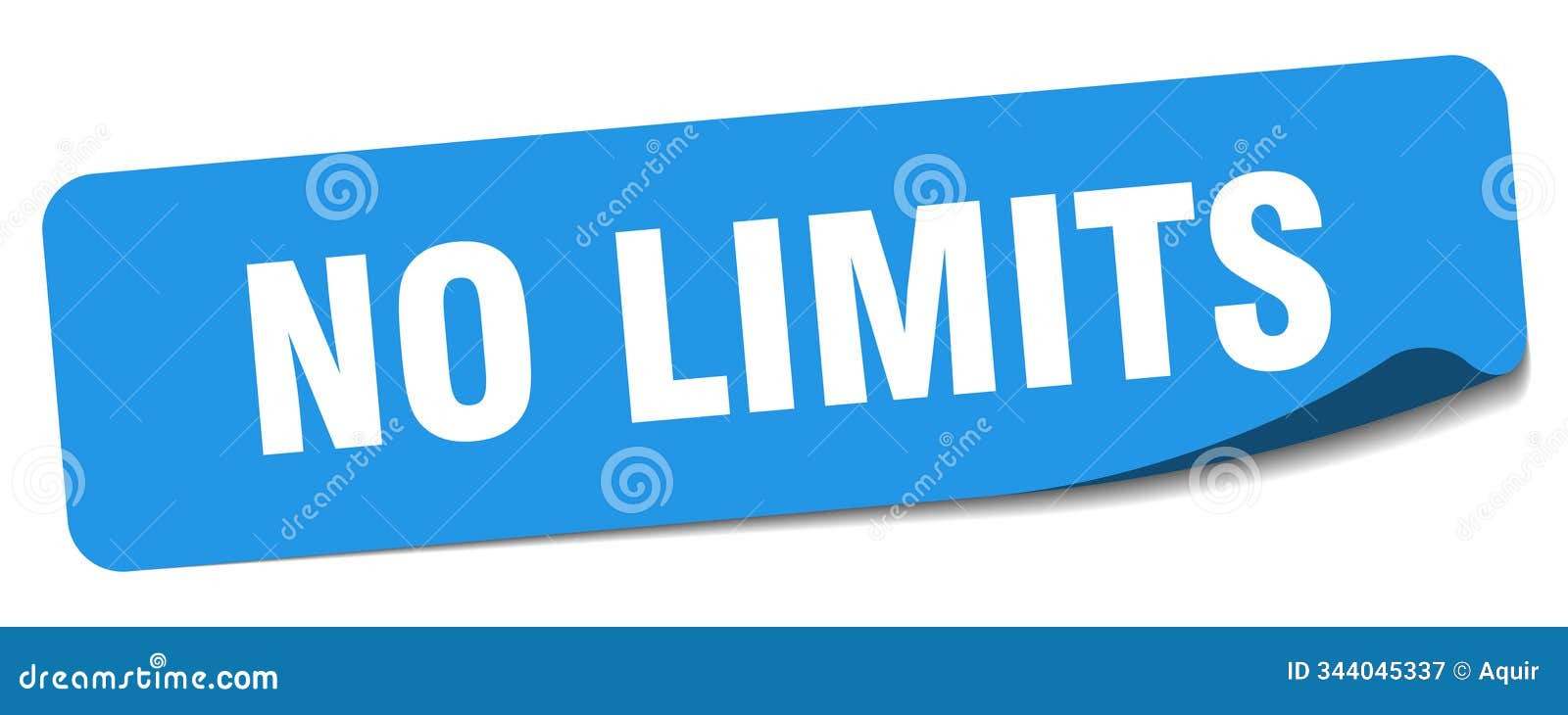 No Limits Sticker. No Limits Label Cartoon Vector | CartoonDealer.com ...