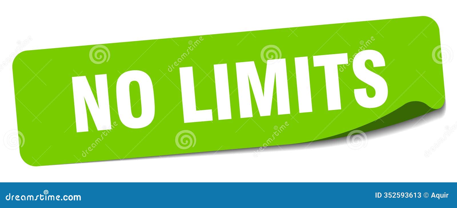 No Limits Sticker. No Limits Label Cartoon Vector | CartoonDealer.com ...