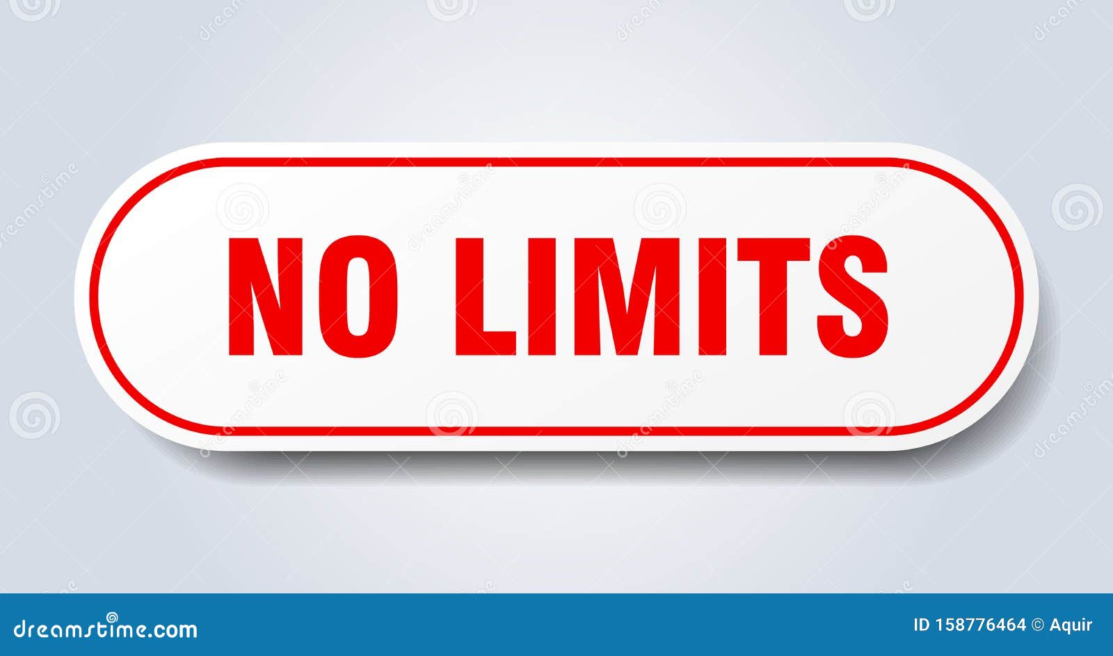 No Limits Sticker. No Limits Label Cartoon Vector | CartoonDealer.com ...