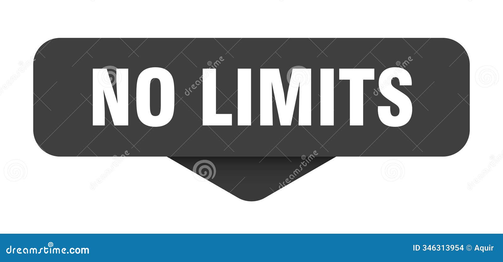 No Limits Sticker. No Limits Label Cartoon Vector | CartoonDealer.com ...
