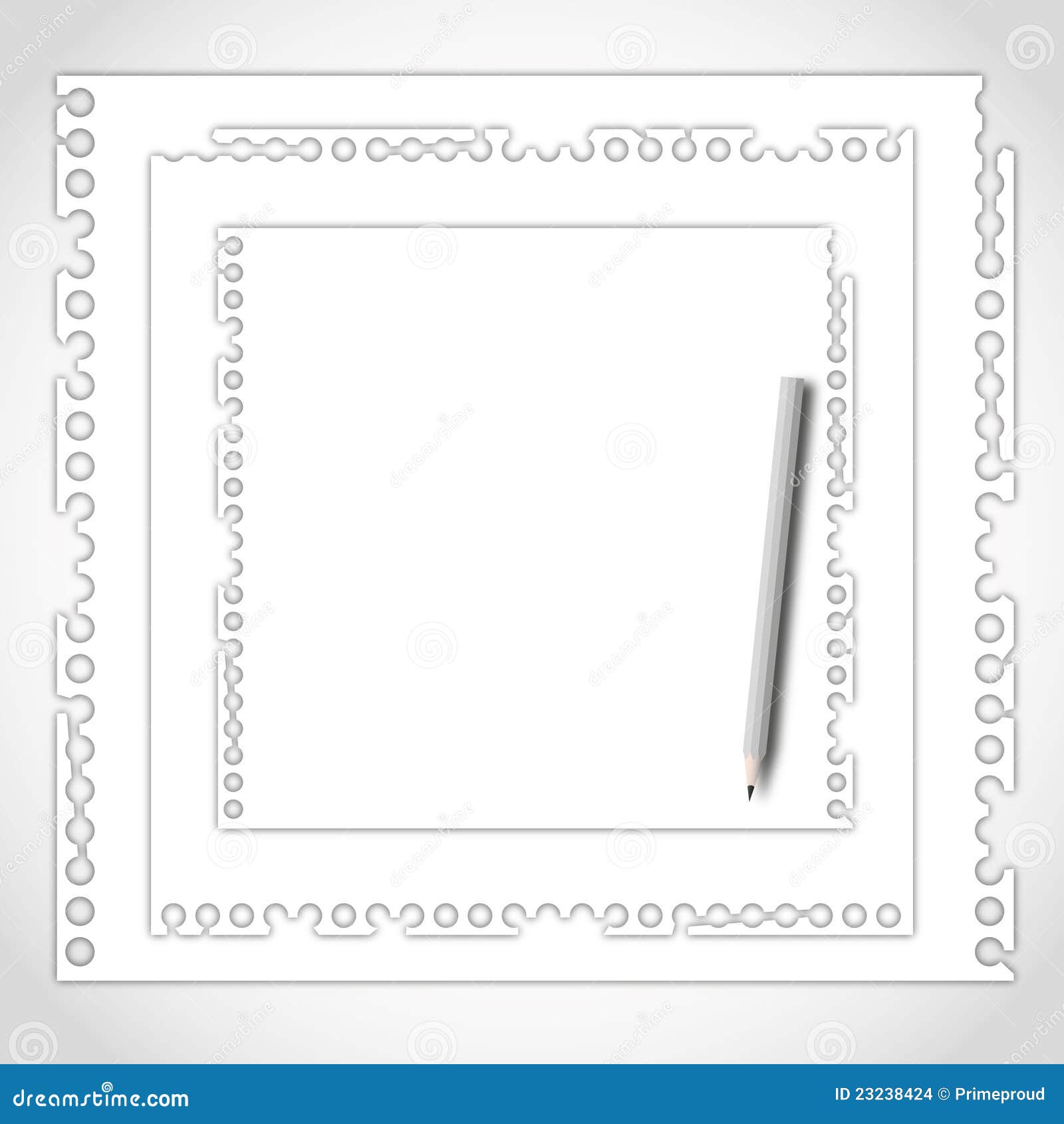 No line paper page stock illustration. Illustration of overlapping ...