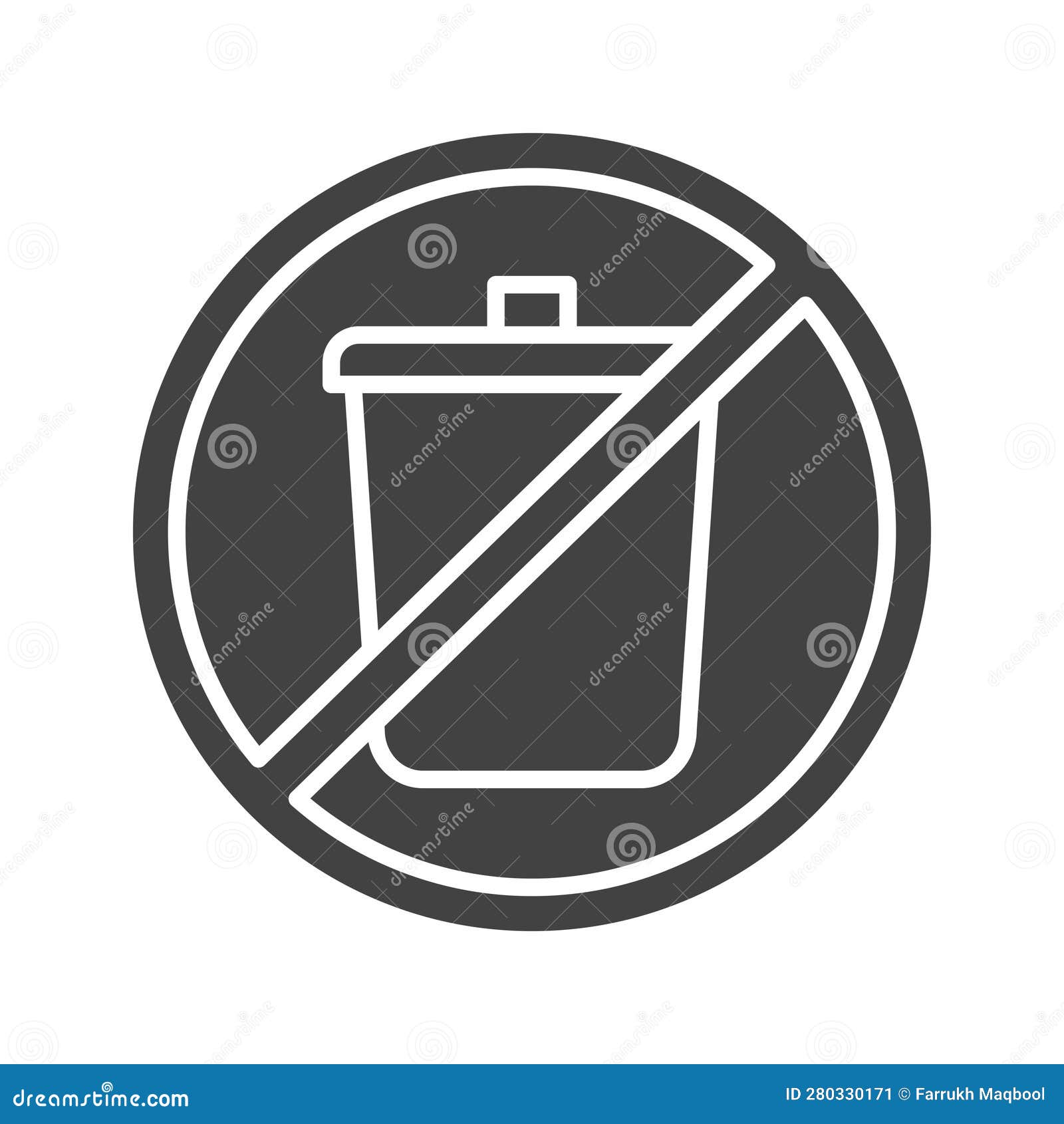 Littering Icon Vector | CartoonDealer.com #94526834