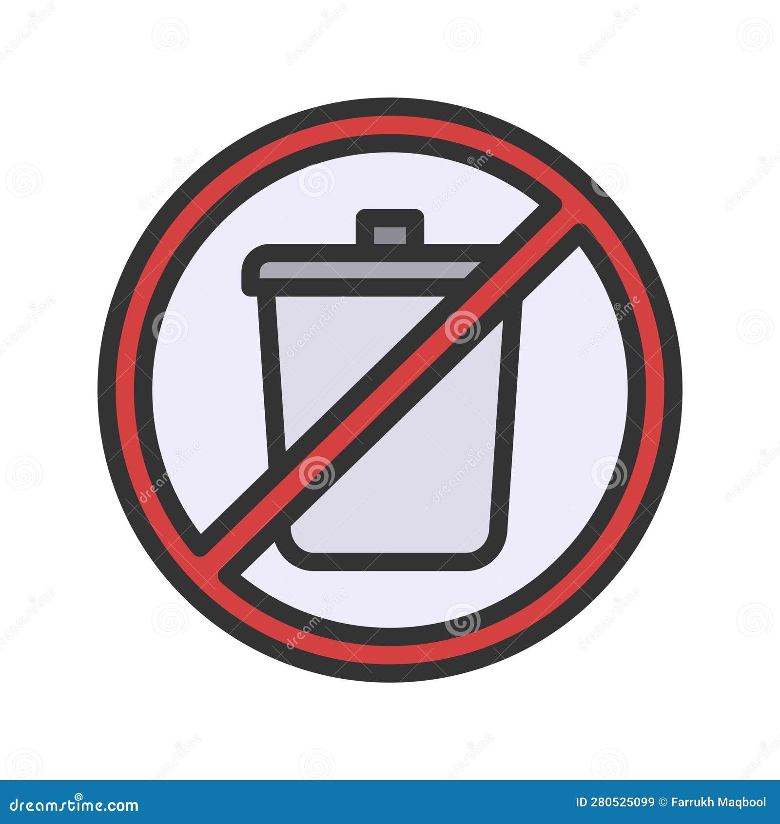 Littering Icon Vector | CartoonDealer.com #94526834