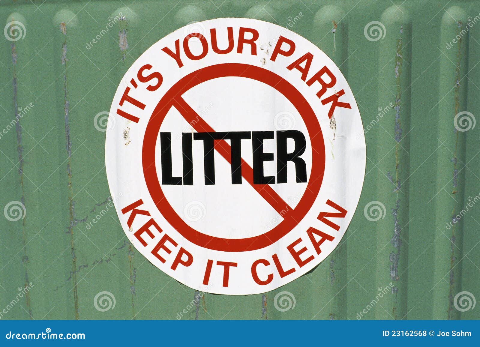 No littering sign stock photo. Image of signage, litter - 23162568
