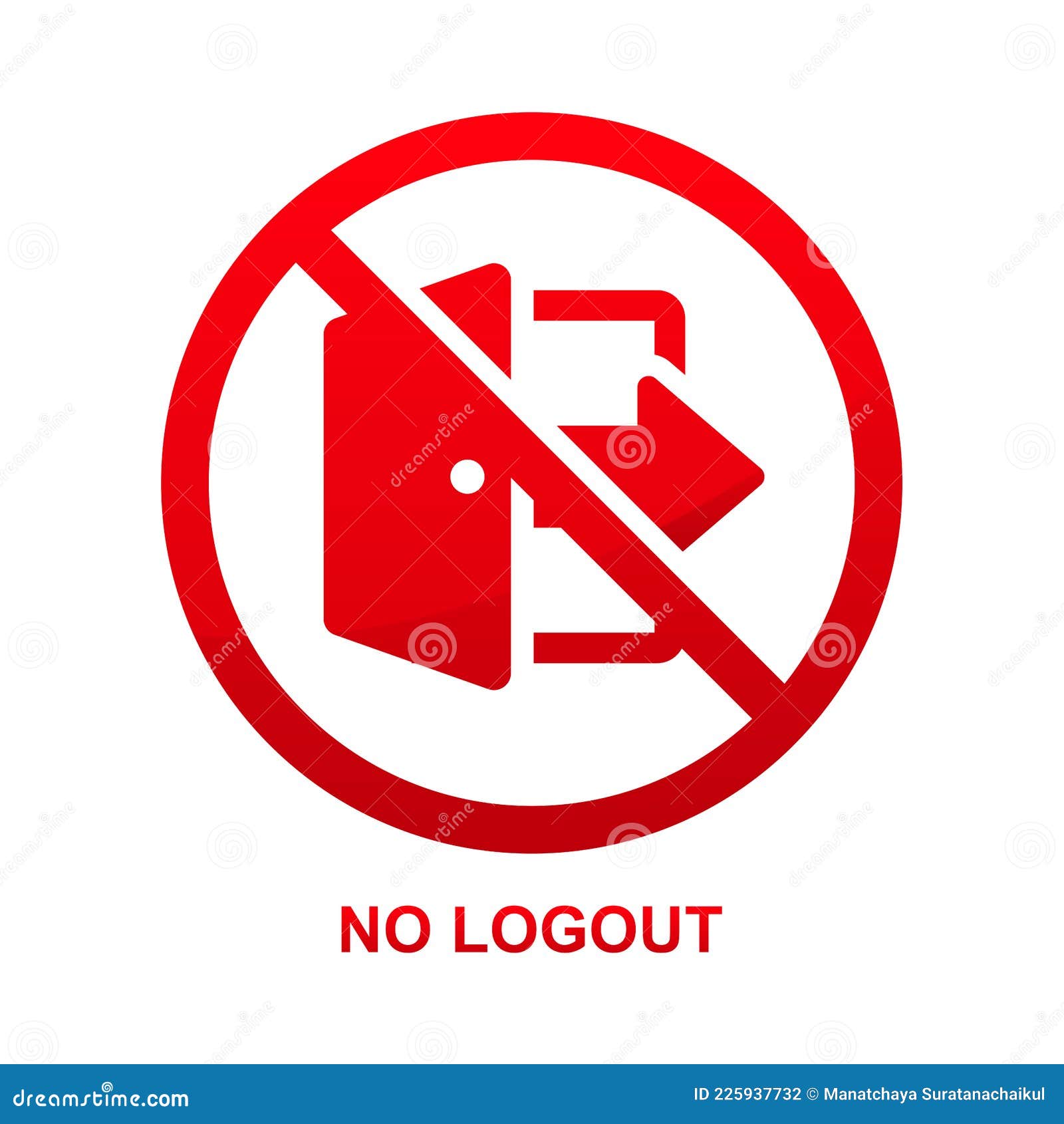 Logout Sign Icon. Log Out Symbol. Lock. Cartoon Vector | CartoonDealer ...
