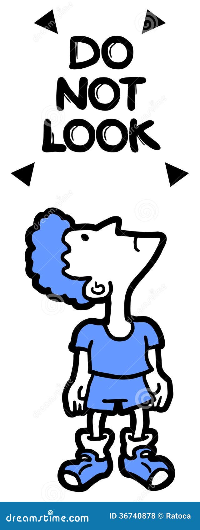 No look stock vector. Illustration of expressive, design - 36740878