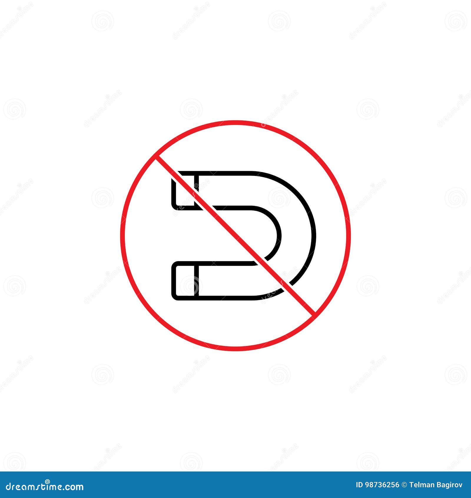 Magnet Sign Emoji Icon Illustration. Attraction Vector Symbol Emoticon ...