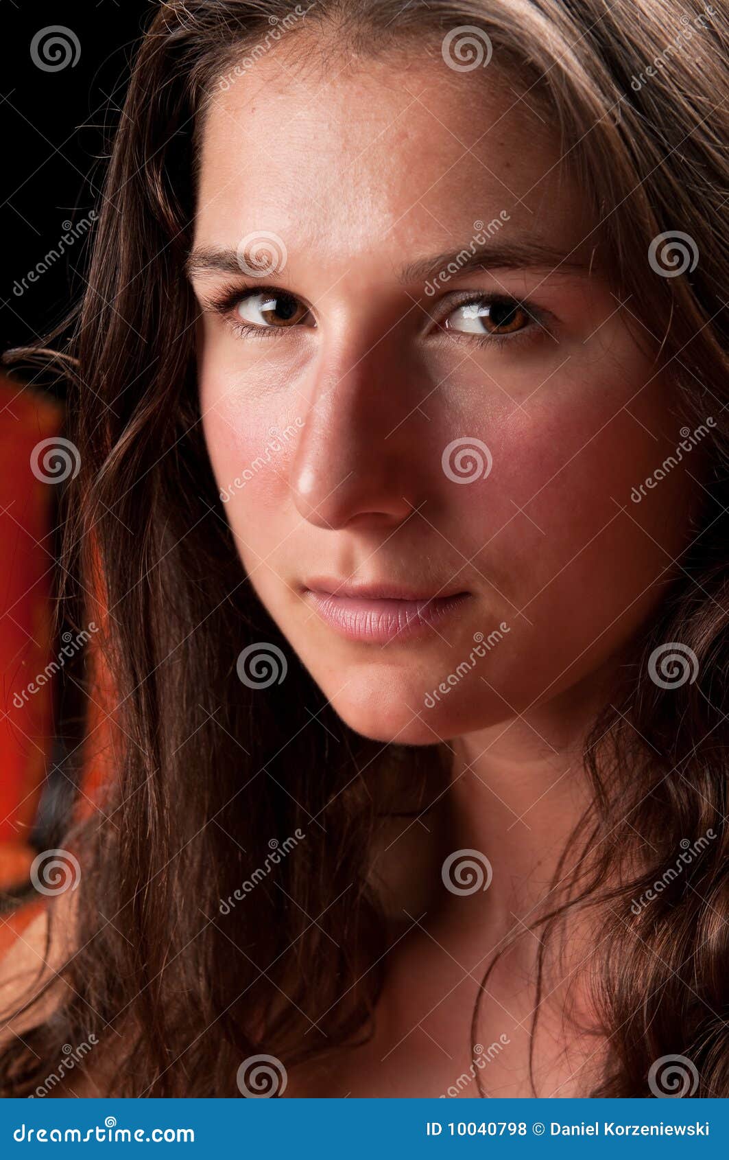 No makeup portrait stock photo. Image of gorgeous, attractive - 10040798