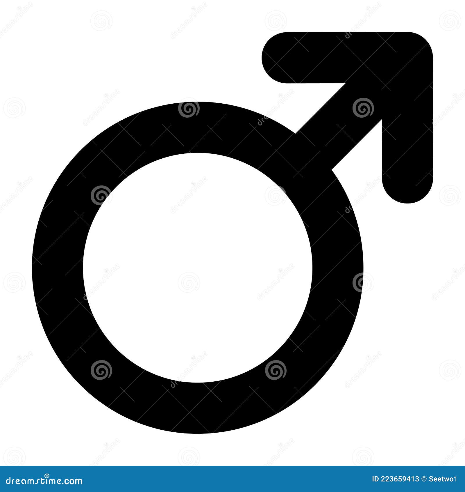 No Male Symbol Sign Isolate on White Background,Vector Illustration ...