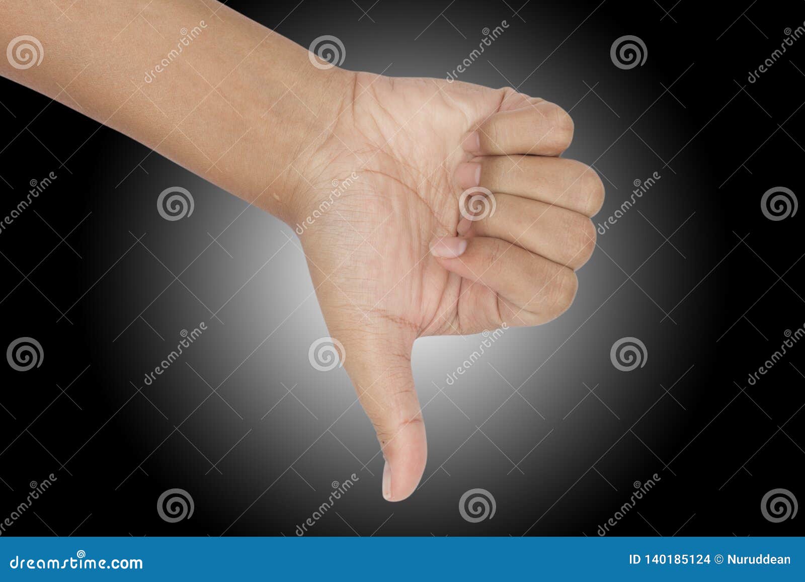 No a mano foto de archivo. Imagen de confirme, hembra - 140185124