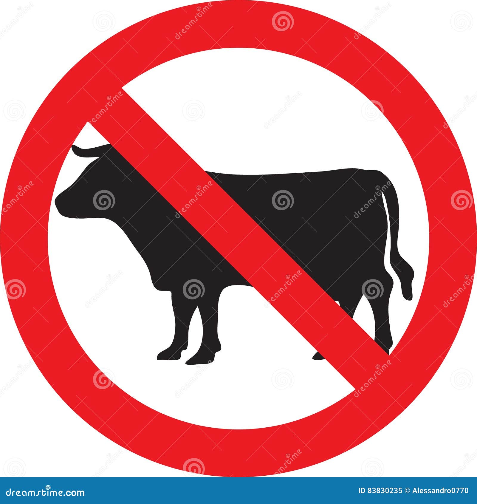 Meat Sign Board Vector Illustration | CartoonDealer.com #8010724