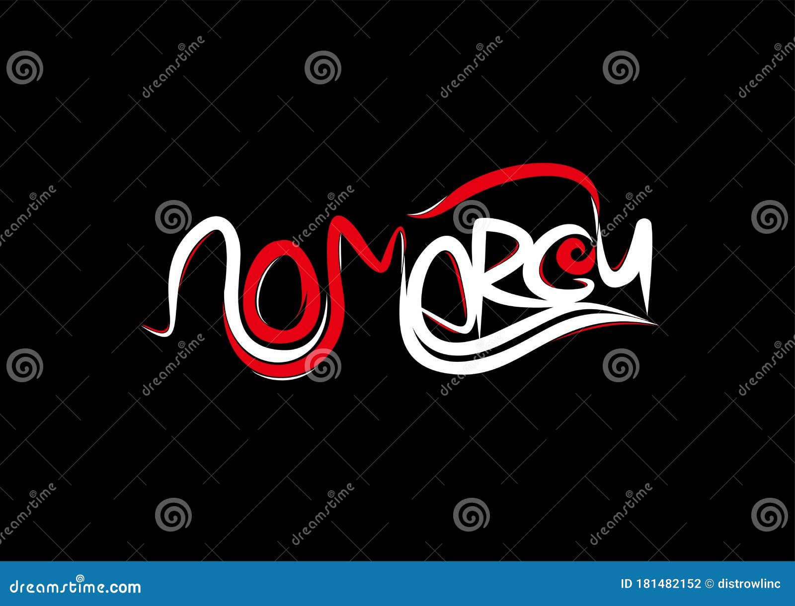 Mercy - Calligraphy Text. Sketch Hand Drawn Vector Illustration On ...