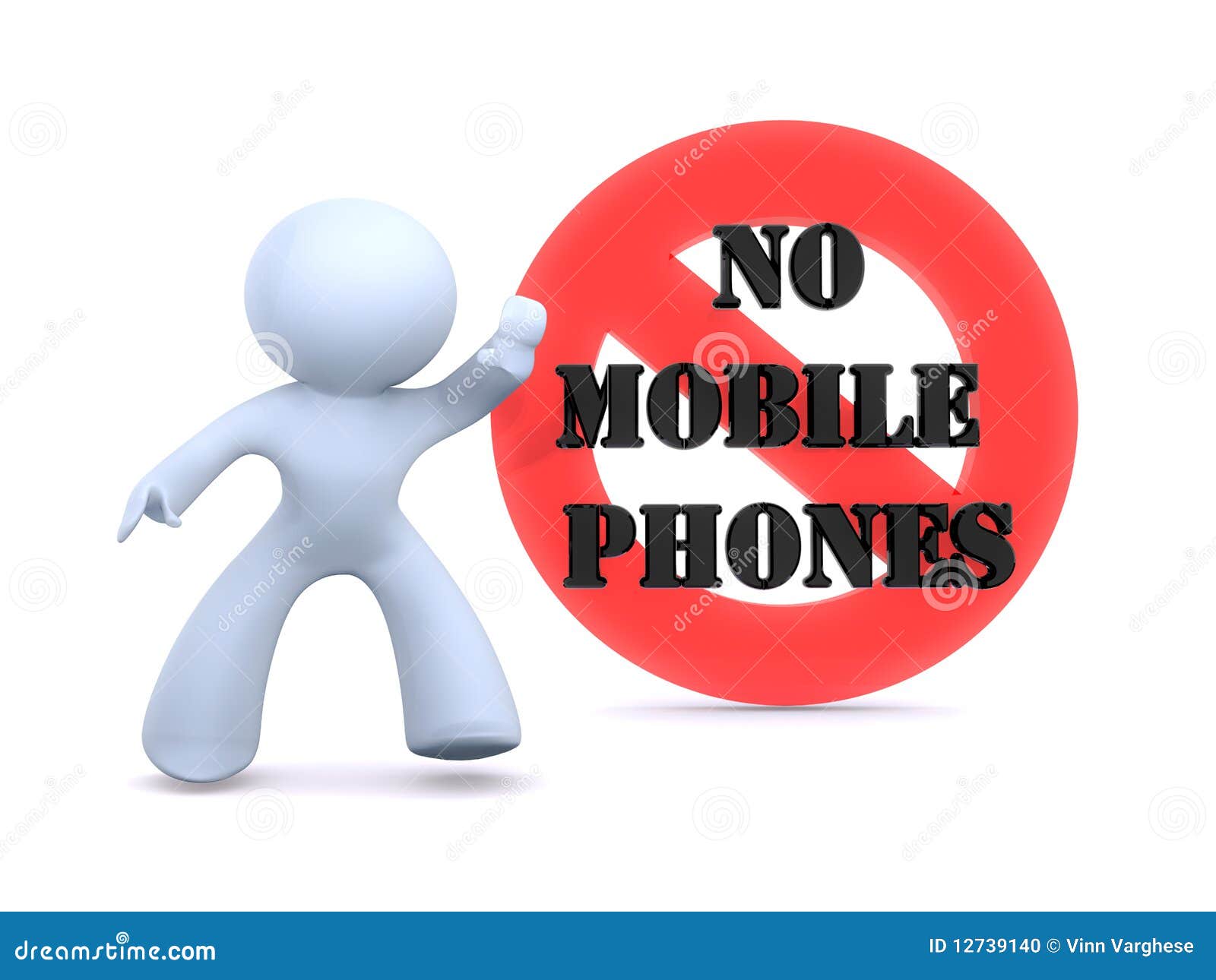 No mobile phones stock illustration. Illustration of concept - 12739140