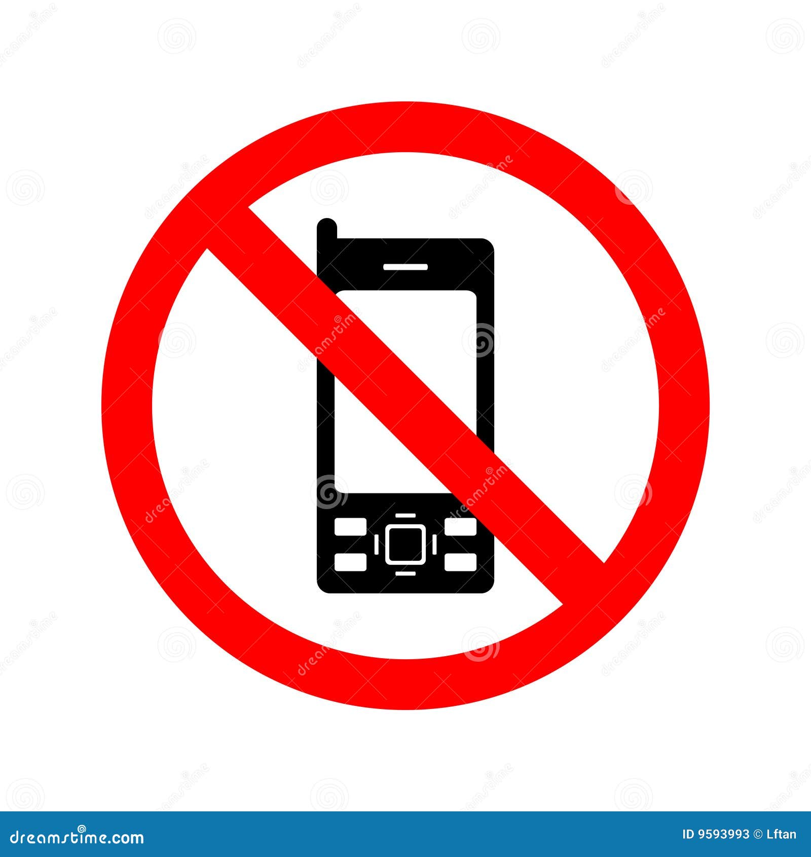 No Mobile Phones Sign Stock Photos - Image: 9593993